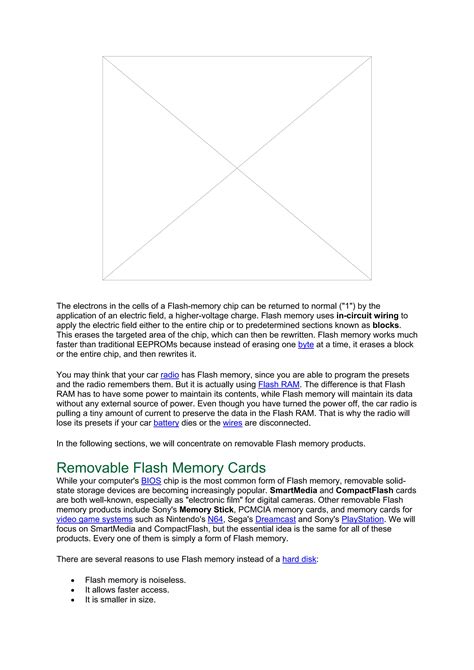 How Flash Memory Works Pdf