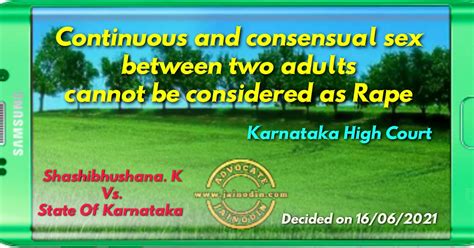 Adv Jainodin S Legal Blog Continuous And Consensual Sex Between Two Adults Cannot Be