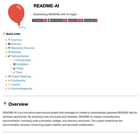 GitHub Eli64s Readme Ai README File Generator Powered By Large Language Model APIs