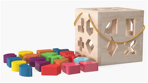 19 블록 큐브 모양 분류기 장난감 3d 모델 29 Ma Max Upk Unitypackage Lxo Blend Gltf Usdz Obj Fbx