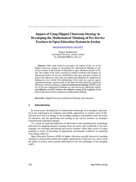 Flipped Classroom Strategy Pdf Teachers Learning