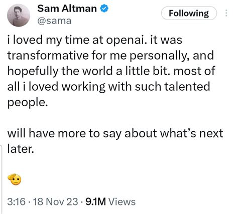 Abhisek Rath On Linkedin Altman Leaving Openai Is Like A Plot Twist In A Tech Drama 👉🏻altman
