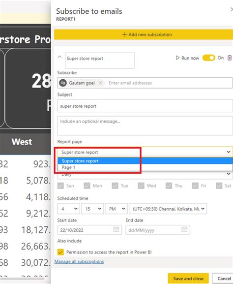 Power Bi Subscribe Report Geeksforgeeks