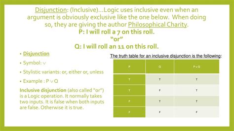 Truth Tables Logic Continued Ppt Download