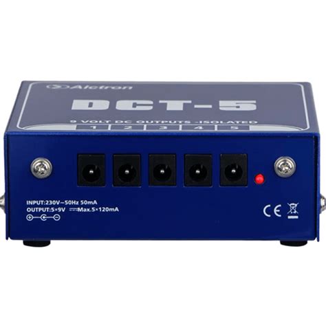 alctron dct5 fuente poder para pedales de efecto gearhub 🌶️