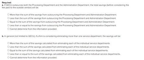 problem 11 67 algo reciprocal cost allocation