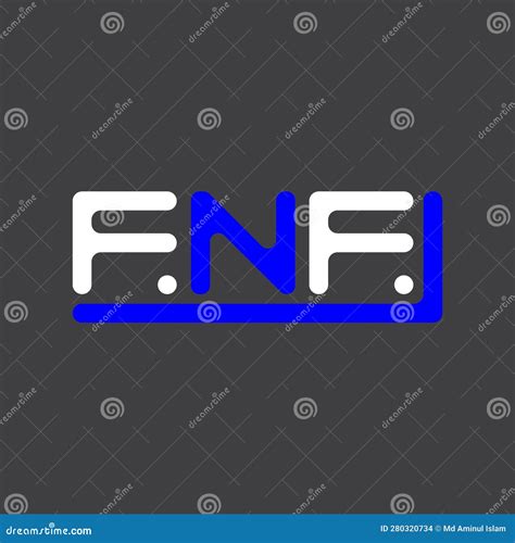 Fnf Letter Logo Creative Design With Vector Graphic Fnf Simple And