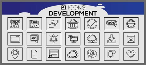 Seo And Development Icons Set Web Design Icons Set Simple Set Seo And