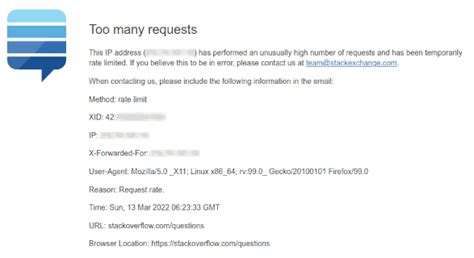 How Long Am I Going To Be Rate Limited For Too Many Requests Meta