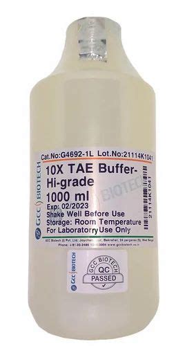 10x Tae Buffer At Best Price In Kolkata By Gcc Biotech India Pvt Ltd Id 26273374297