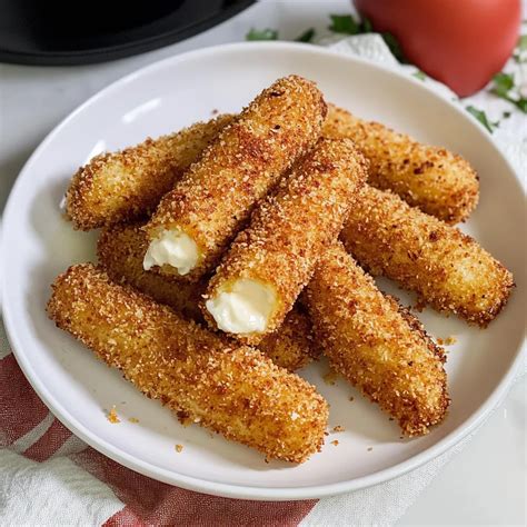 Palitos De Mozzarella Crujientes Caseros En Freidora De Aire Cocina