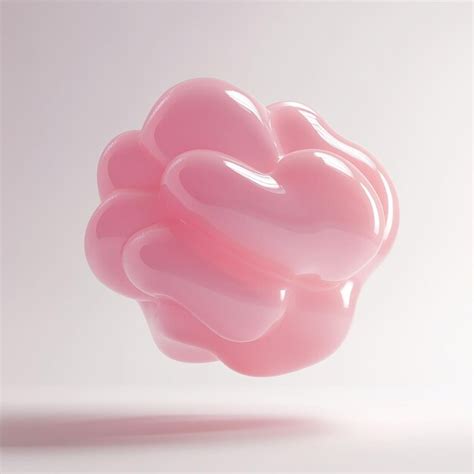 Glassy Abstract Object With Transparency Premium Ai Generated Image