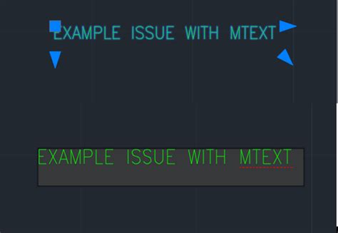 Solved Mtext Grips Missing When Editing Text Autodesk Community