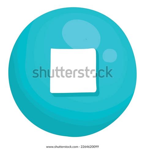 Stop Button Progressbar Bright Different Form Stock Vector Royalty
