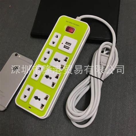 插排泰国菲律宾越南热销插座usb多功能带线接线板开关插座板排插 阿里巴巴