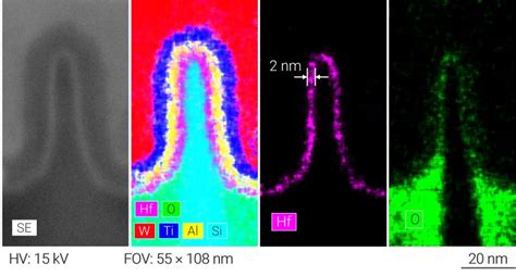Ultra High Spatial Resolution Eds Mapping Of Semiconductors Using Feg