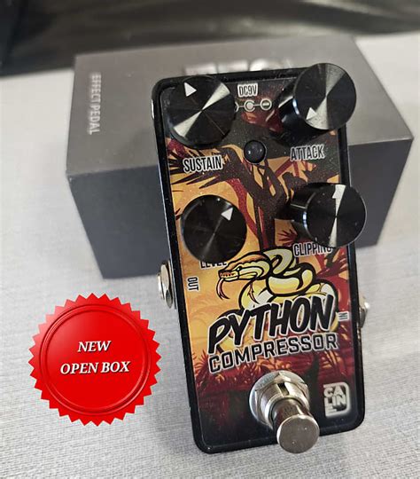 Caline G Python Compressor G Series Guitar Effect Pedal Reverb