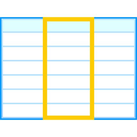 Column Table Icon Free Download On Iconfinder