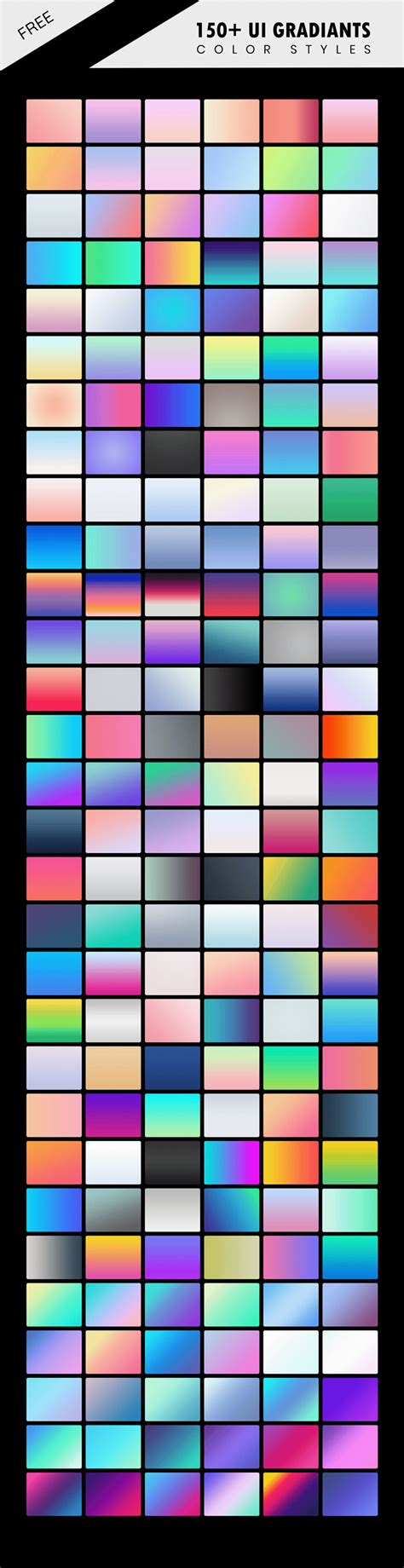 150 Free Ui Gradients For Adobe Xd Webgyaani