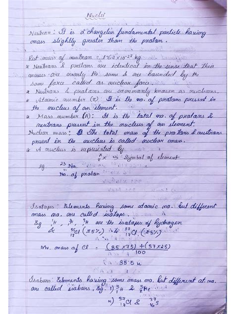 Nuclei Class 12 Pdf