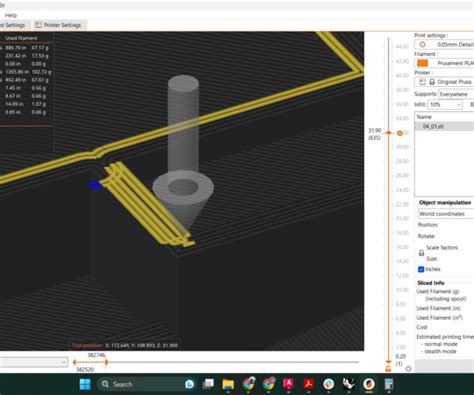 weird tool path in print possible to edit hardware firmware and