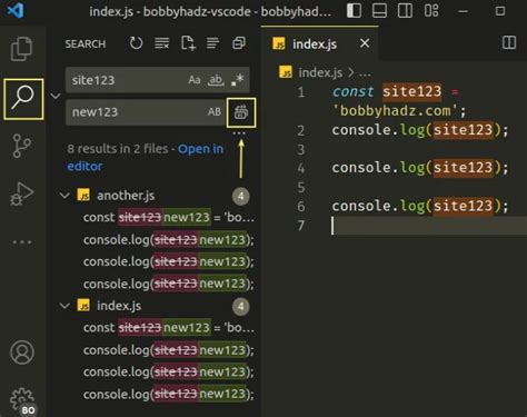 Select Or Replace All Occurrences Of Selection In Vs Code Bobbyhadz