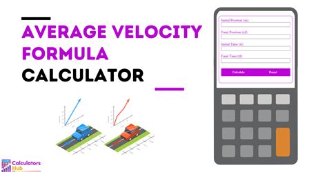 Average Velocity Formula Calculator Online