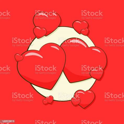 인사말 카드 배너 전단지 등을 위한 마음으로 디자인하십시오 벡터 그림 2월에 대한 스톡 벡터 아트 및 기타 이미지 2월 개념 공휴일 Istock