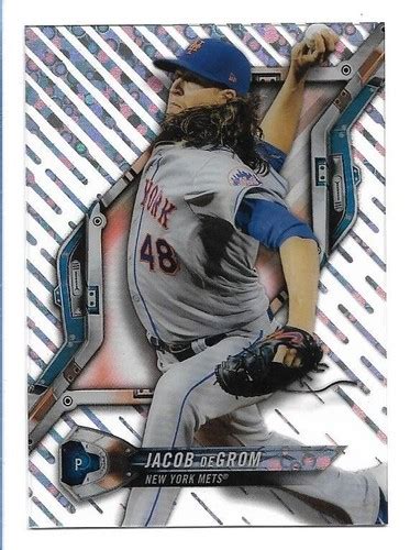 Jacob Degrom 2018 Topps High Tek Pattern 1 Diagonals Orbit Diffractor Ht Jd Ebay