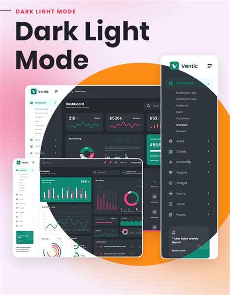 ventic event ticketing bootstrap 5 admin template thememag