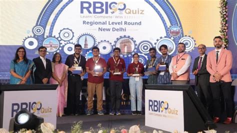 Rbi 90 Quiz In Delhi State Level Round Shahid Sukhdev Singh College Team Wins First Prize Rbi 90