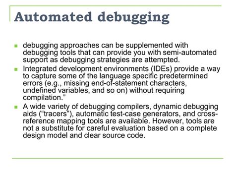 the art of debugging pptx