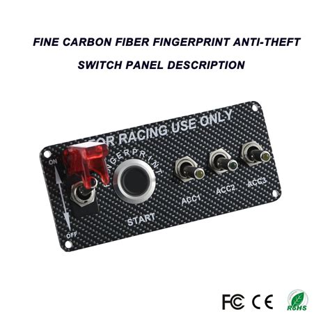 For Isuzu Dmax Ignition Switch Ignition Switch Cd70 Racing Engine Start Toggle Fingerprint