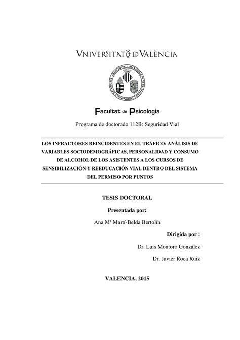 Pdf Repeat Traffic Offenders Analysis Of Demographic Variables