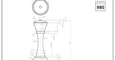 D CAD EXERCISES Autocad Tutorial Autocad Autocad Drawing