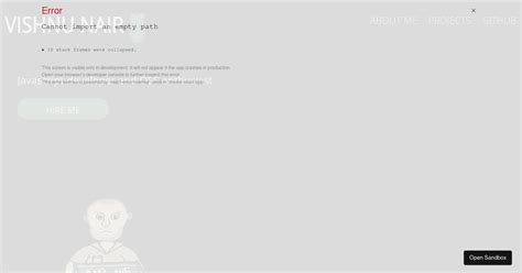 vishnu portfolio codesandbox