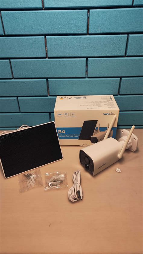 Wansview 2k Wifi камера за наблюдение външна батерия със слънчев панел гр Бургас Славейков • Olx Bg