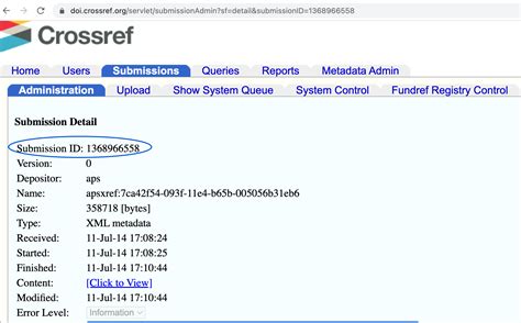 Notification Callback Service Crossref