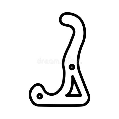 Rack For Violin Linear Logo Mark In Black And White Stock Vector Illustration Of Acoustic