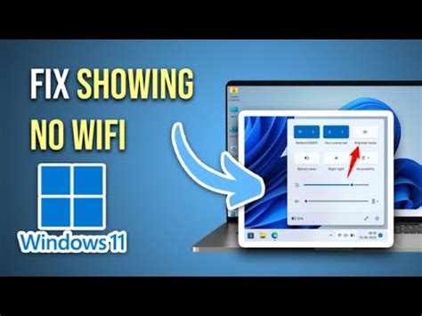 How To Fix When Showing NO WIFI Network Available Networks Windows Full Guide YouTube