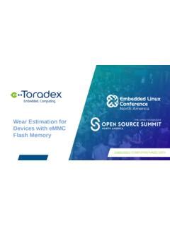 Wear Estimation For Devices With EMMC Flash Memory Wear Estimation For Devices With Emmc Flash