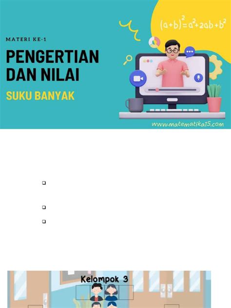 Ppt Operasi Polinomial Pdf