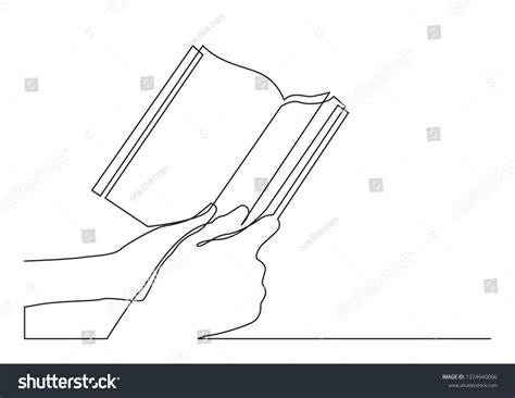 Continuous Line Drawing Two Hands Holding Stock Vector Royalty Free 1224940066 Shutterstock