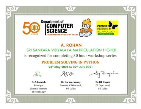 Technology University Pythonprogramming Python Texas Rohan A