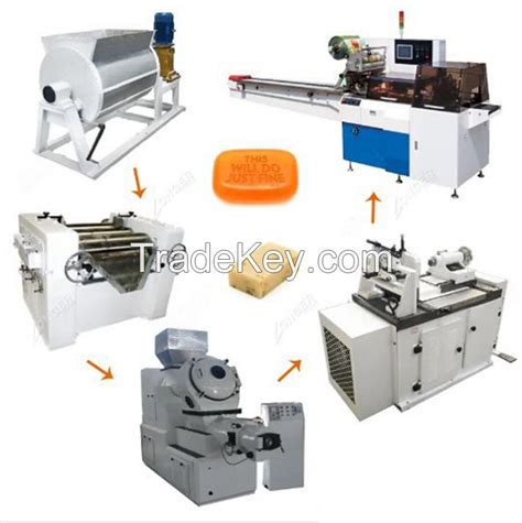 Plodder 1 Ton Per Hour Soap Bar Duplex Vacuum Extruder Plodder