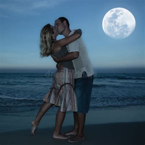 Moonlight Kiss Stock Image Image Of Leisure Dress Marine 12917819