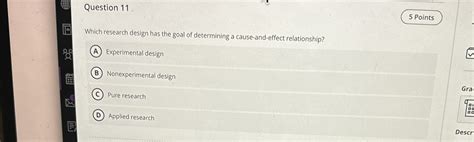 Solved Question 115 ﻿pointswhich Research Design Has The