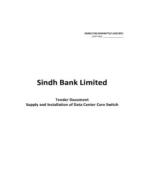 Fillable Online Supply And Installation Of Data Center Core Switch Fax Email Print PdfFiller