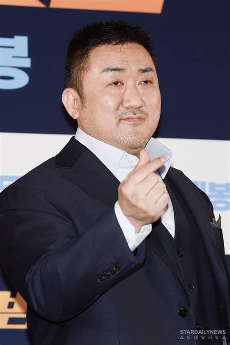 [s포토] 마동석 앙증맞은 손하트~ 범죄도시3 스타데일리뉴스