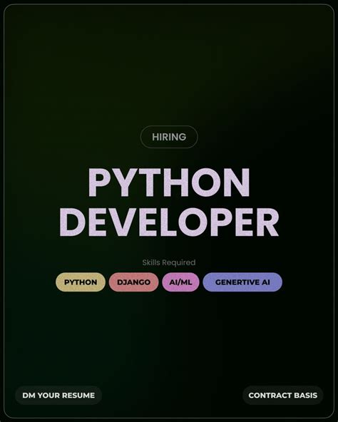 abhishek jagtap on linkedin hiring pythondeveloper aiml django